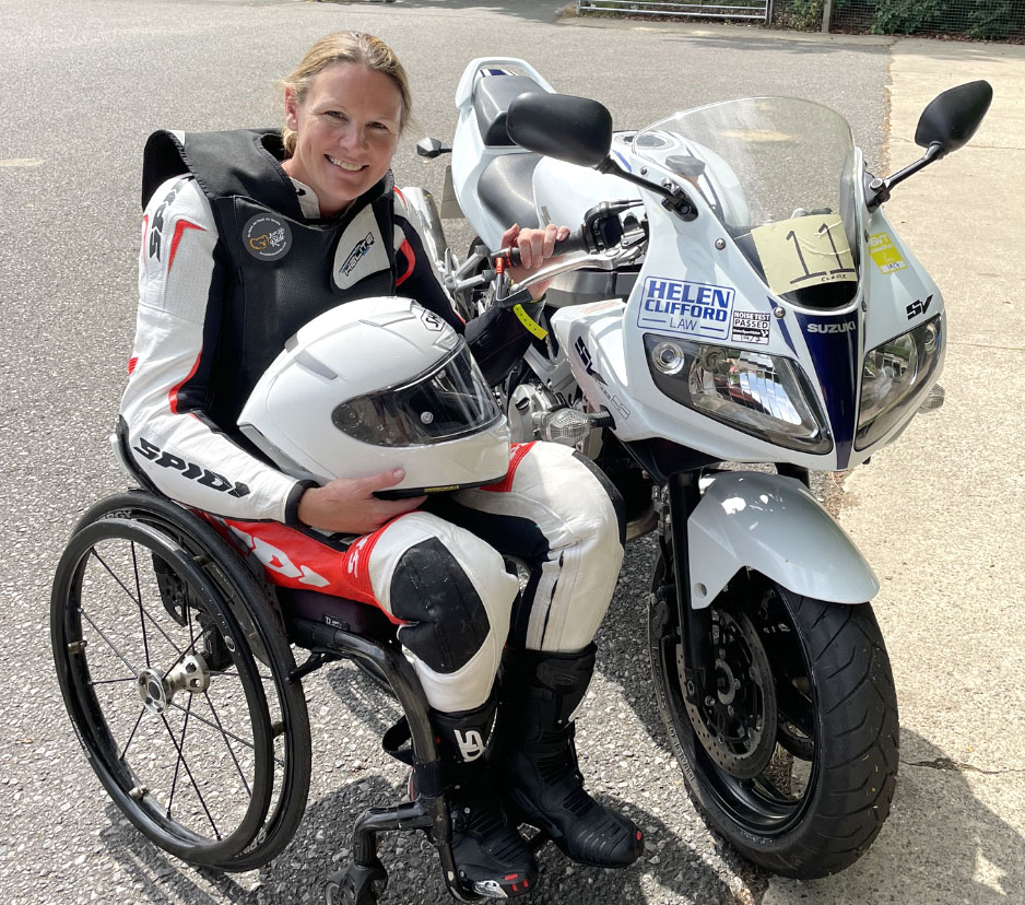DISABLED MOTORCYCLIST CLAIRE LOMAS TO TAKE ON SPECIAL LAP CHALLENGE AT ...